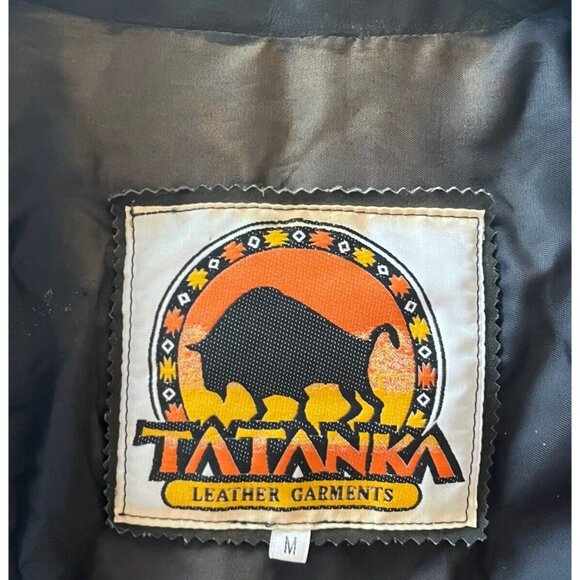 Tatanka | Jackets & Coats | Tatanka Bison Vtg Leather Native American ...